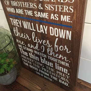 End of Watch Movie Quote Sign for Police/rcmp - Etsy