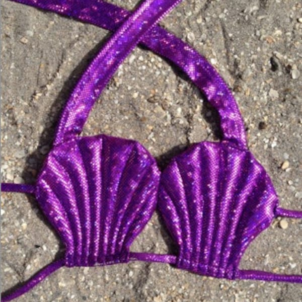 Swimmable Seashell Bra - Etsy