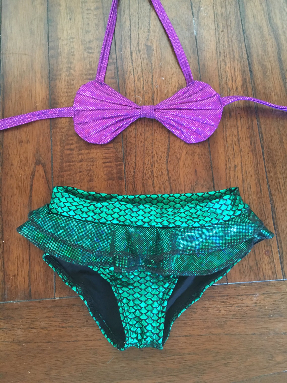 New! Ruffle Bikini Bottoms Pair Perfectly With Our Tops and Mermaid ...