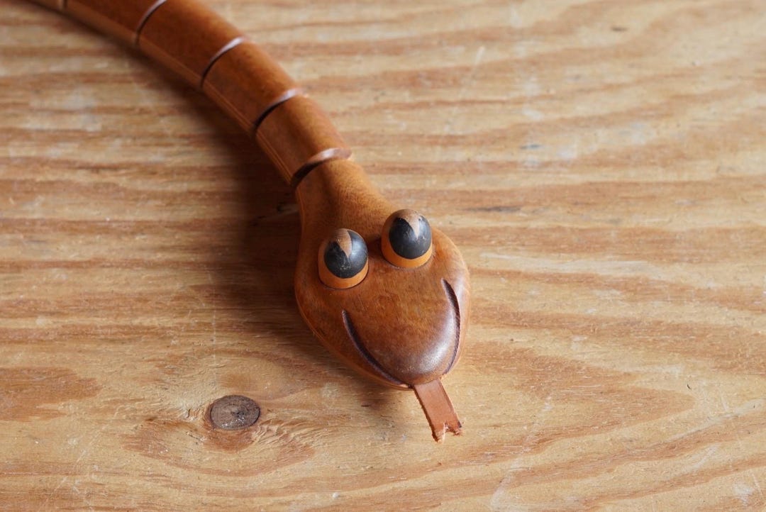 Studio Wooden 4ft Snake by Dean Santner - Etsy