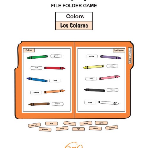 Color Matching Horse Colors Printable File Folder Game PDF - Etsy