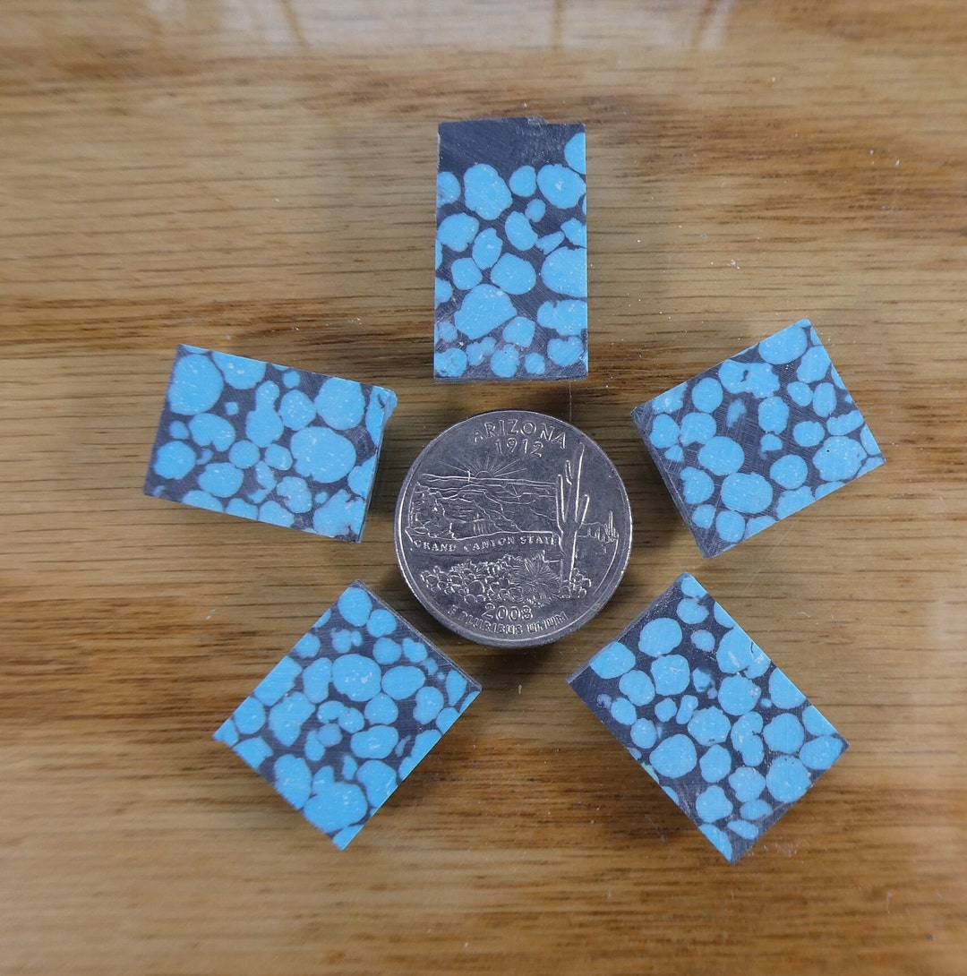 Turquoise Slabettes, Composite , Man Made Slab, Lapidary, Cabochon ...