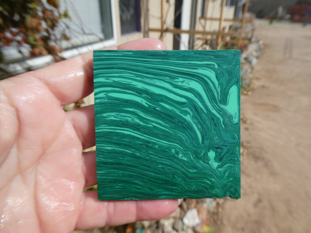 Malachite Composite , Man Made Slab, Lapidary, Cabochon, Craft Supply ...
