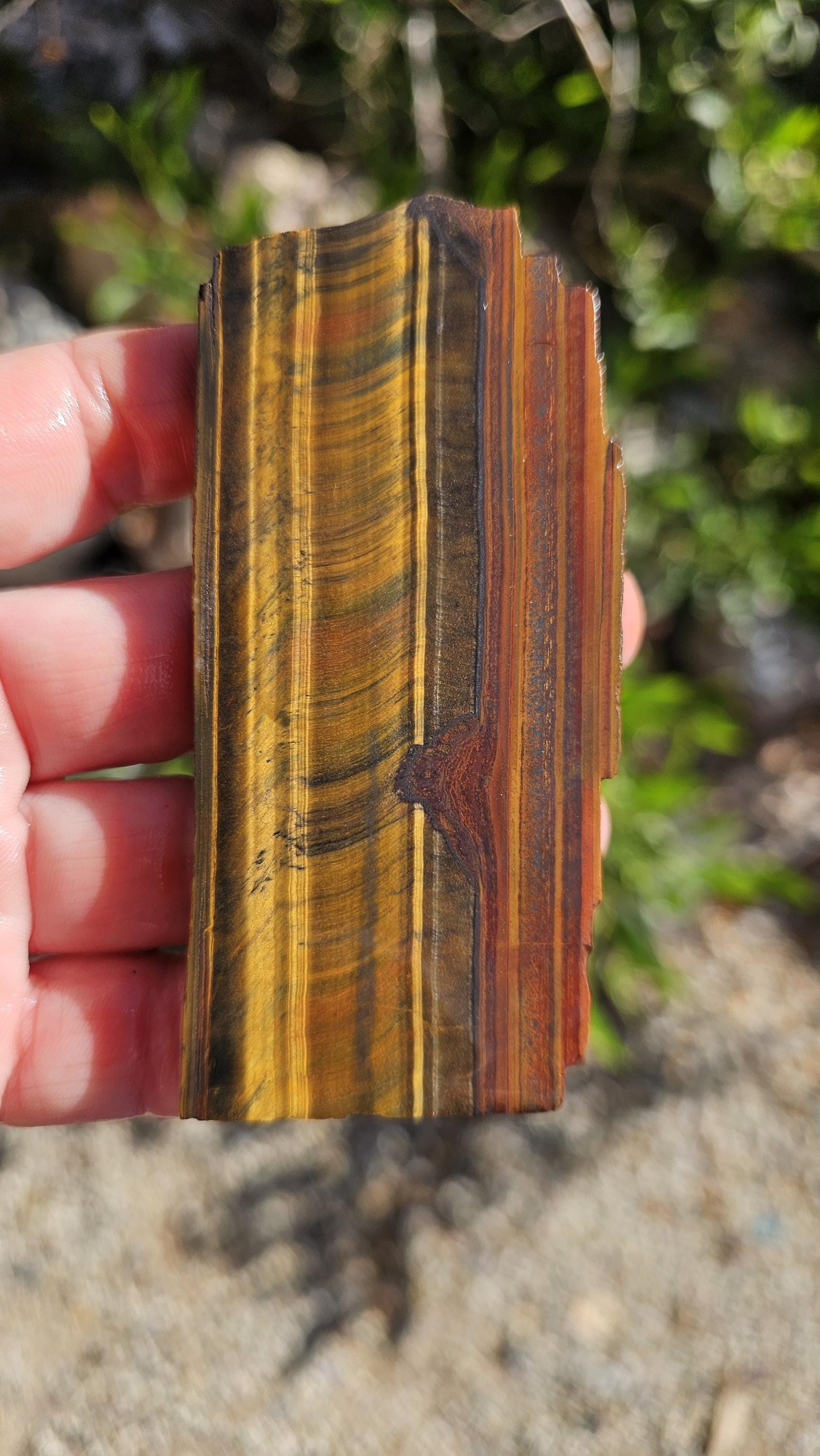 Tiger Iron Slabs, Set of Two, 2 Slabs of Tiger Iron SL-20 - Etsy