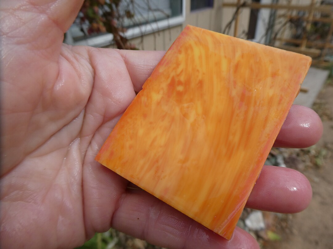 Peach Swirl , Man Made Slab, Lapidary, Cabochon, Craft Supply, Stone ...