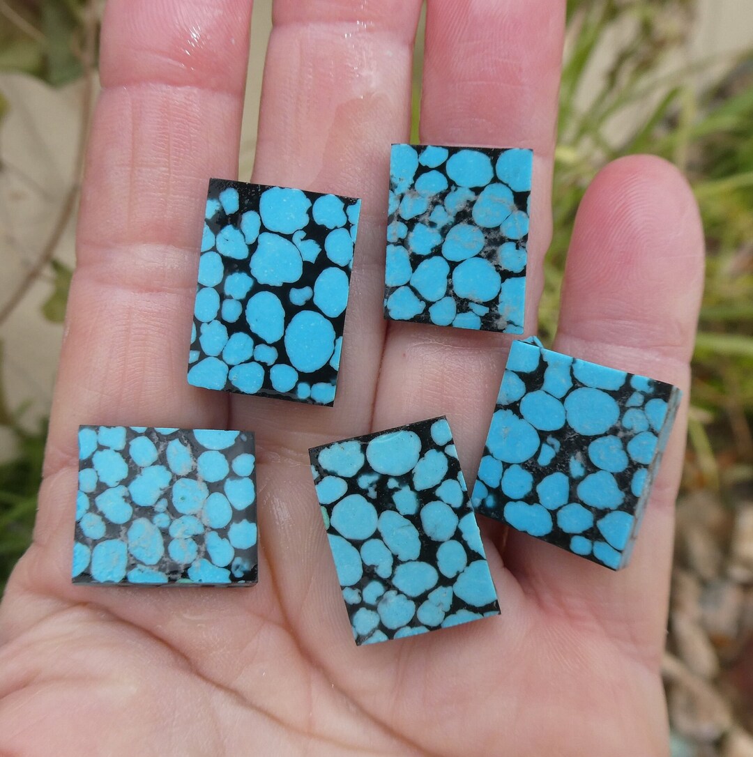 Turquoise Slabettes, Composite , Man Made Slab, Lapidary, Cabochon ...