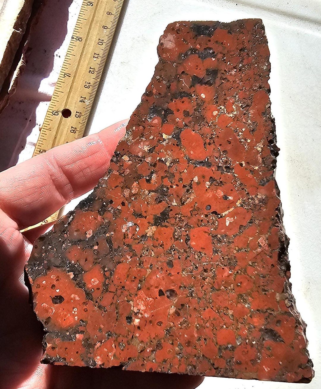 Thick Slab of High Grade Campbellite With Tons of Copper Box # 205 - Etsy