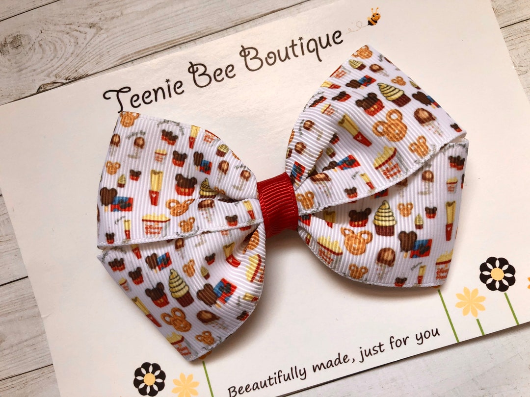 Disney Snacks Bow Disney Bow Perfect for All Ages - Etsy