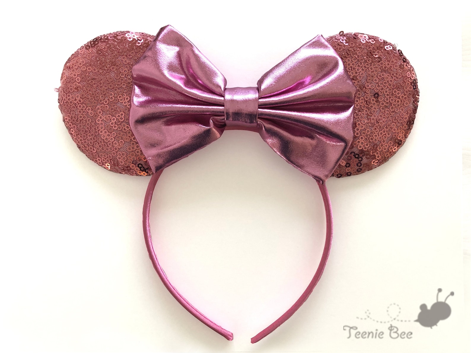 Pink Disney Ears Pink Sequin Ears Disney Ears Adult Ears - Etsy