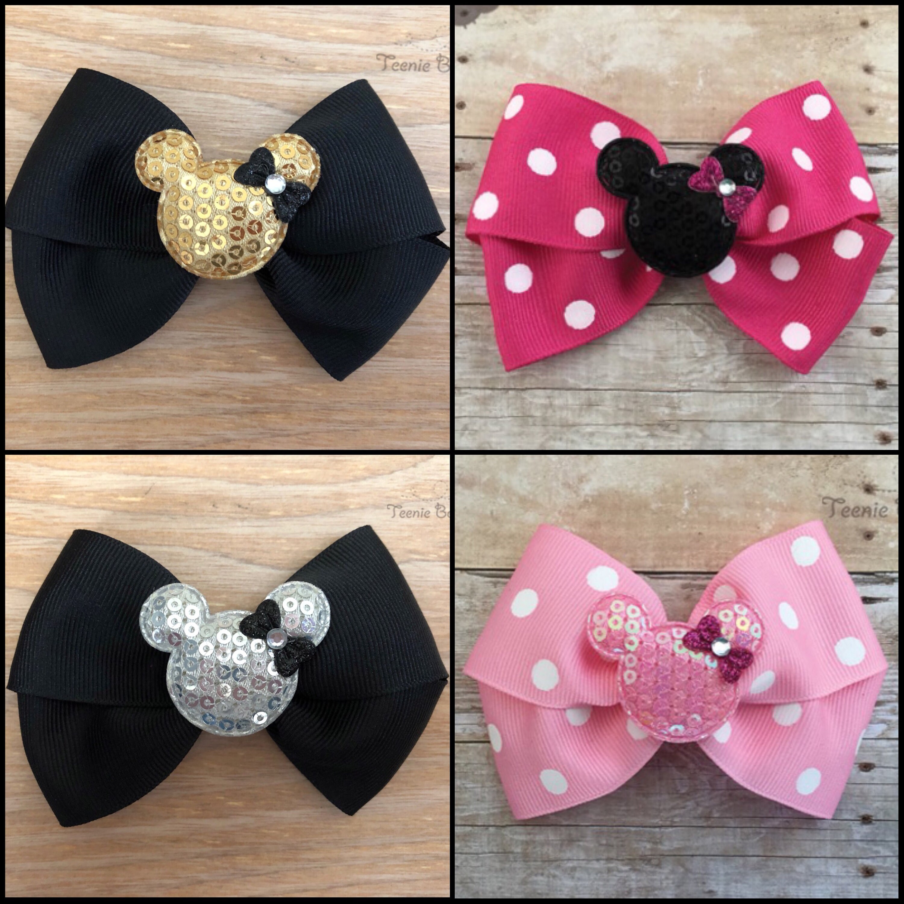 Minnie Mouse Bow Disney Bow Minnie Bow Disney Hair Bow | Etsy