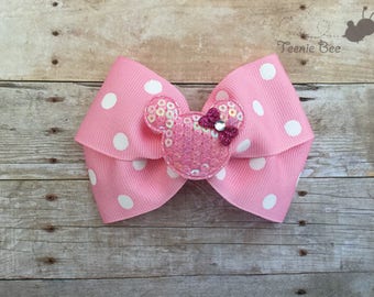 Minnie mouse bow | Etsy