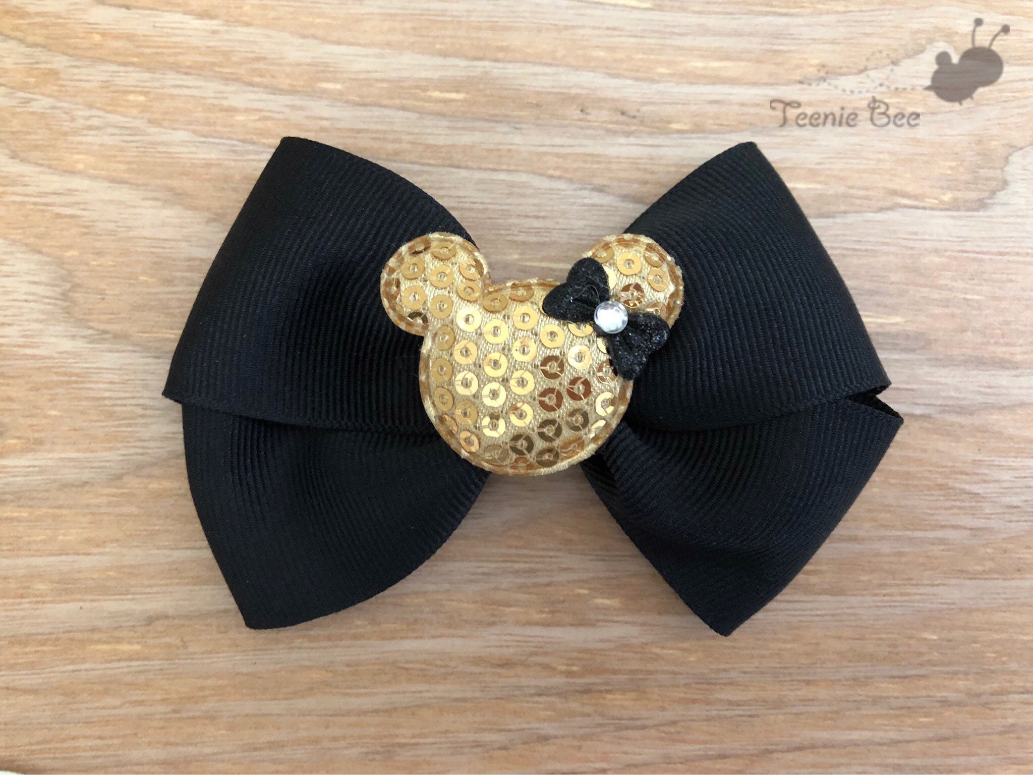 Minnie Mouse Bow Disney Bow Minnie Bow Disney Hair Bow | Etsy