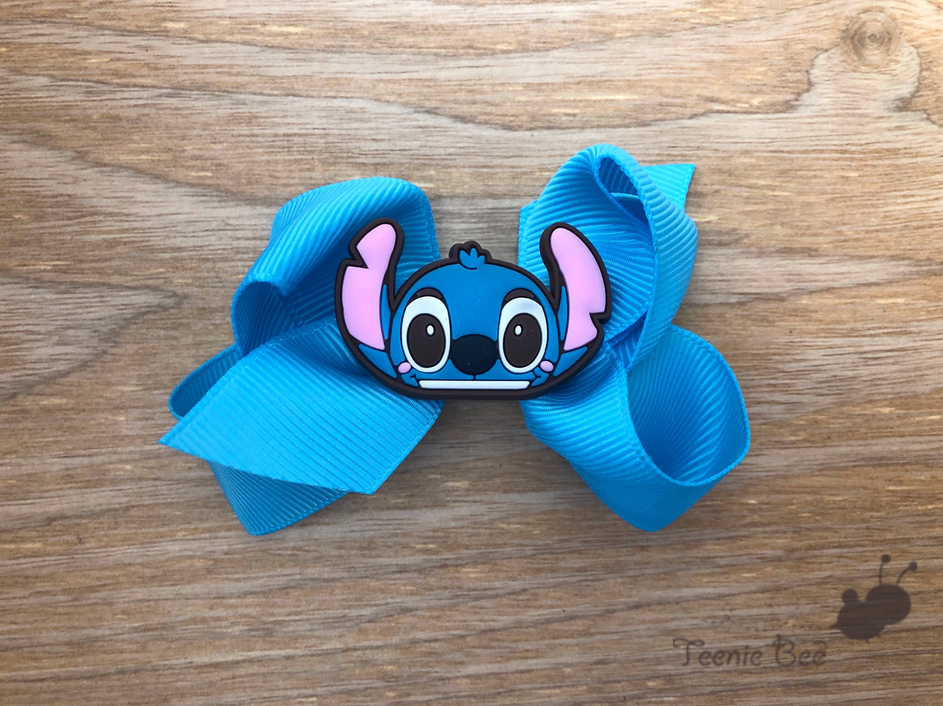Stitch Bow Angel Bow Disney Bow Stitch and Angel Bow - Etsy Singapore