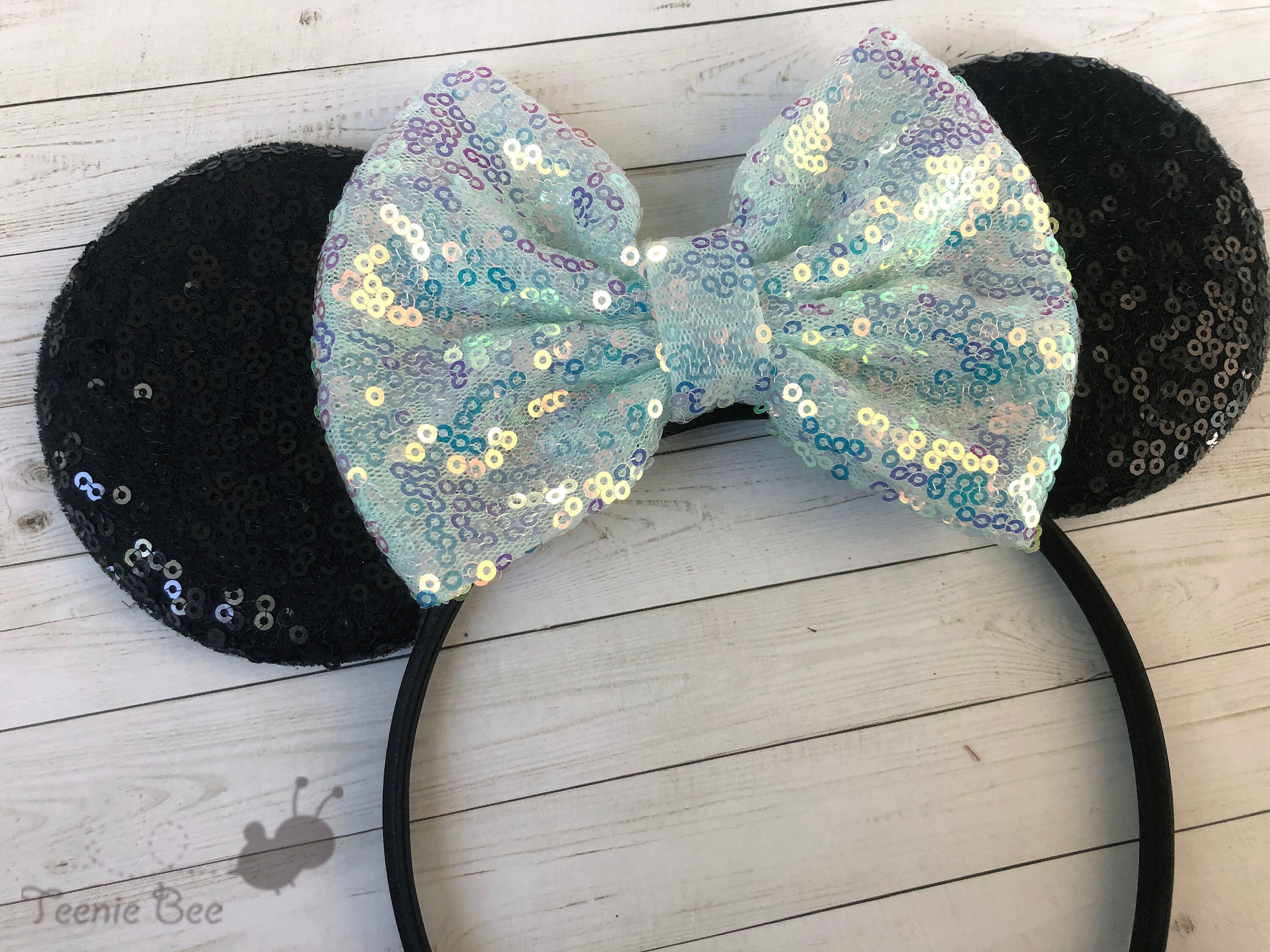 Disney Ears Orejas azules de Disney Orejas de Mickey | Etsy