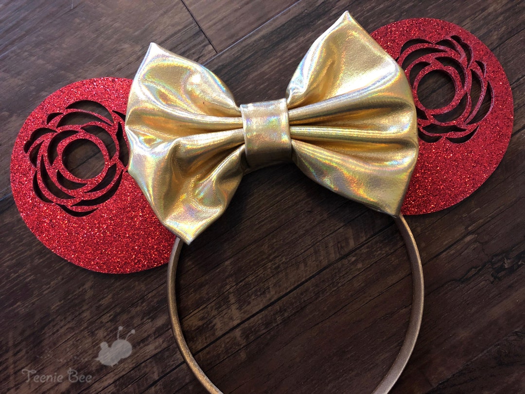 Beauty and the Beast Ears Belle Ears Disney Ears Mickey - Etsy