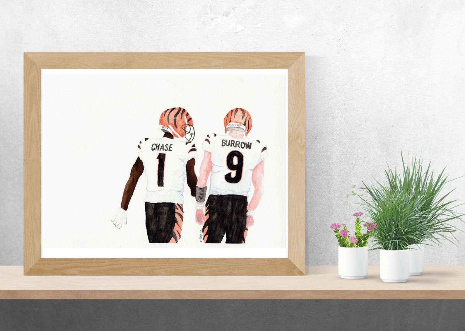 Cincinnati Bengals Watercolor Painting - Etsy