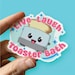 Its Not Tuesday Sad Taco Cartoon Sticker - Etsy