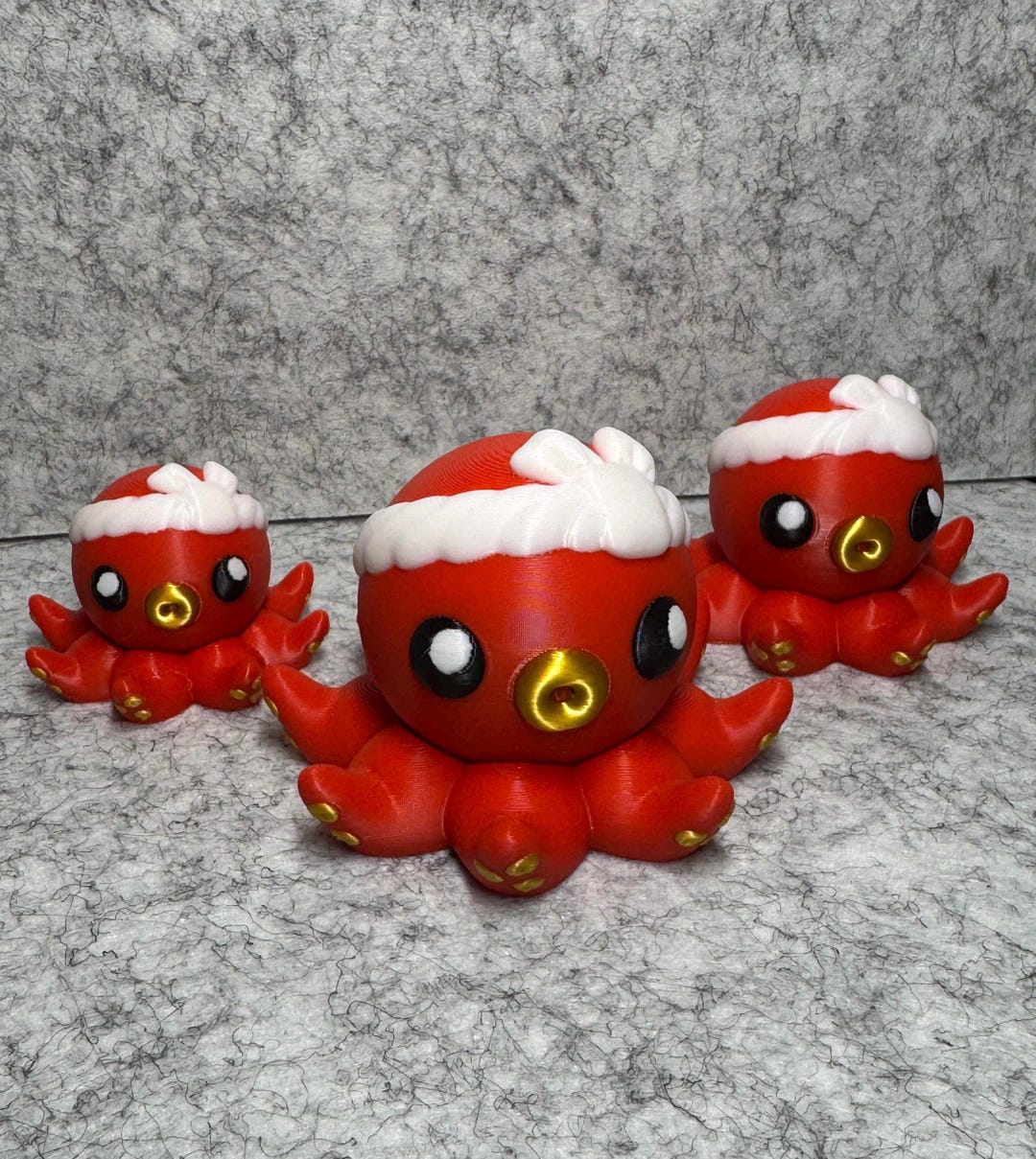 3D Printed Kawaii Takoyaki Octopus Fidget Spinner – Customizable Color ...