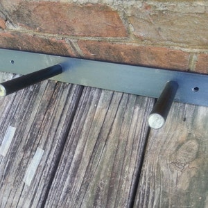 Solid Steel Floating Bracket for Mantle or Bar - Custom Lengths ...