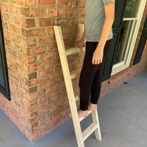 Angled Poplar Ladder - Etsy