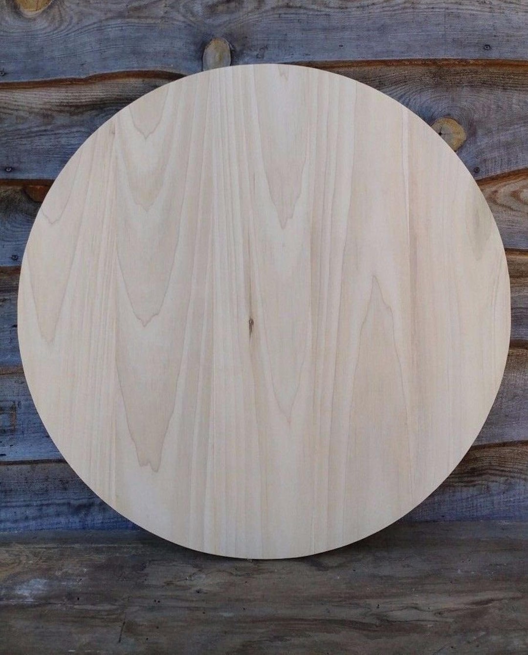 Round Wooden Poplar Coffee Pub Table Top - Etsy