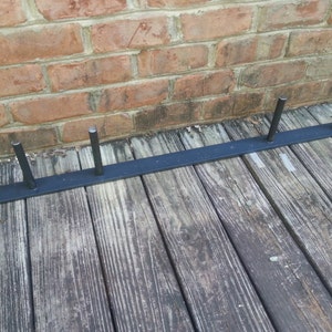 Solid Steel Floating Bracket for Mantle or Bar - Custom Lengths ...