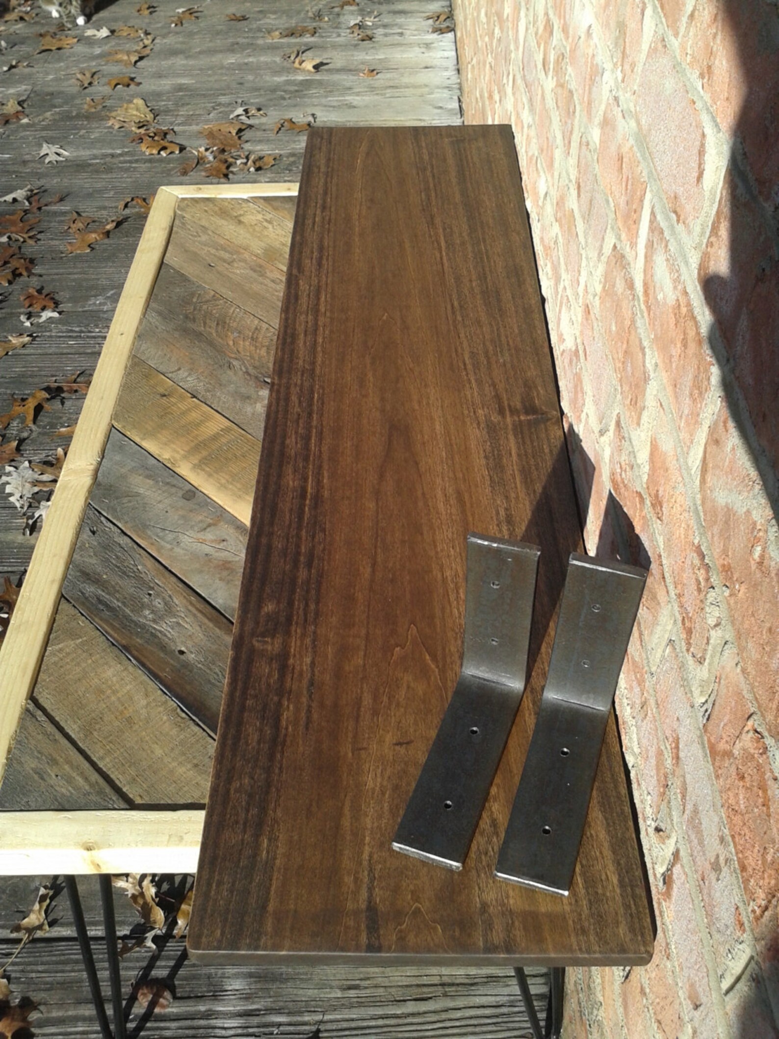 Beautiful Honey Brown Poplar Shelf Mantle With Thick Heavy - Etsy