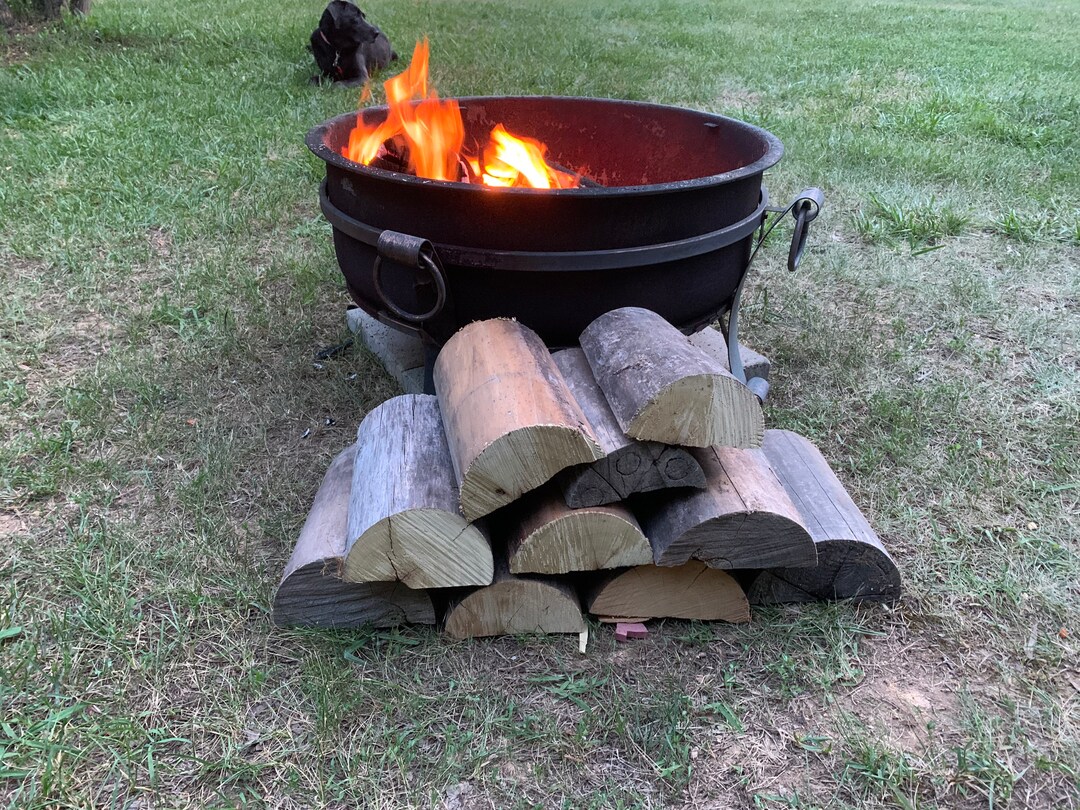 Poplar Log Firewood Halves - Etsy