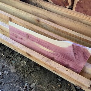 Planed Cedar Planks Live Edge - Etsy