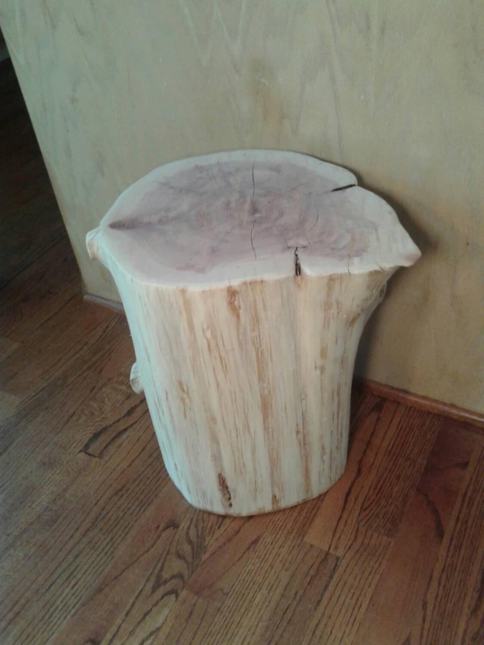 Short Fat Cedar Stump Stool Table Made From Tree Stump - Etsy