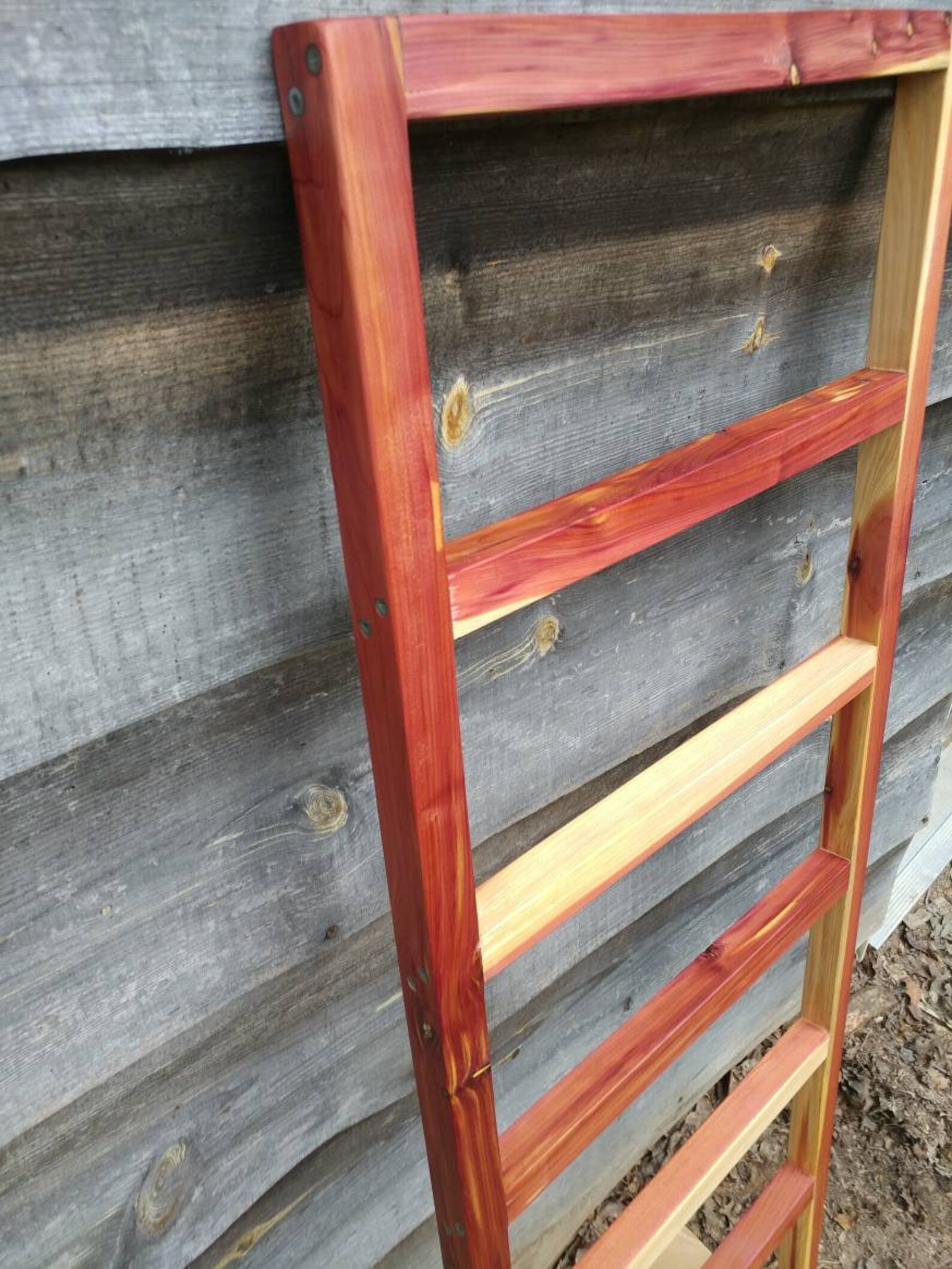 Wooden Cedar Ladder - Etsy