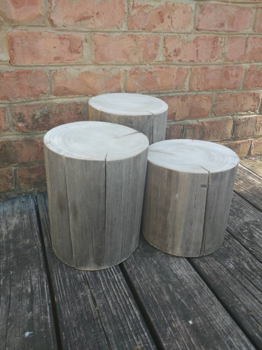 Gray Stump Trio Arrangement | Etsy