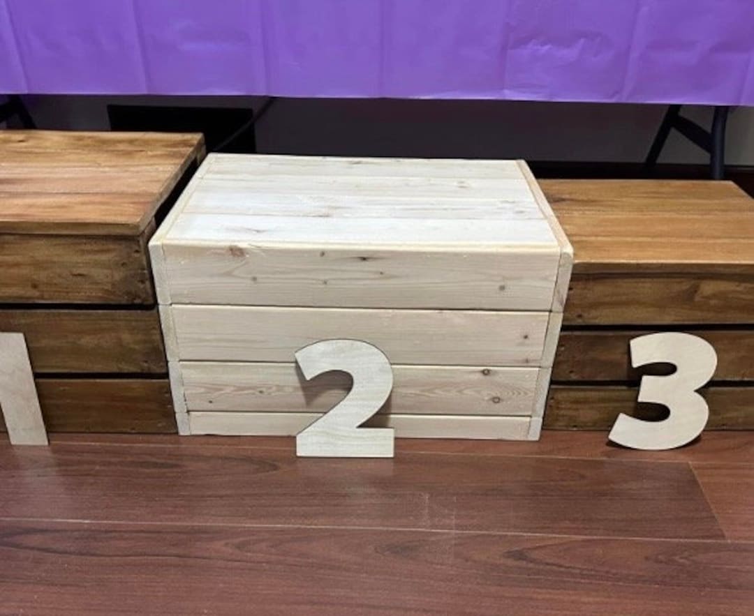 Simple Knotty White Pine Decorative Box - Toy Box, Wooden Crate, Wooden ...