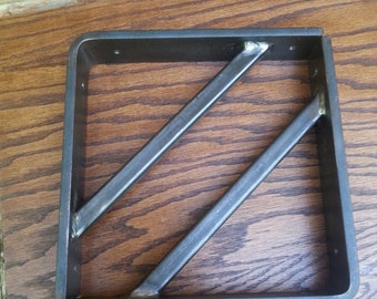 Thick 2 Wide Triangle Steel Shelf Brackets Mantle Brackets Heavy Duty ...