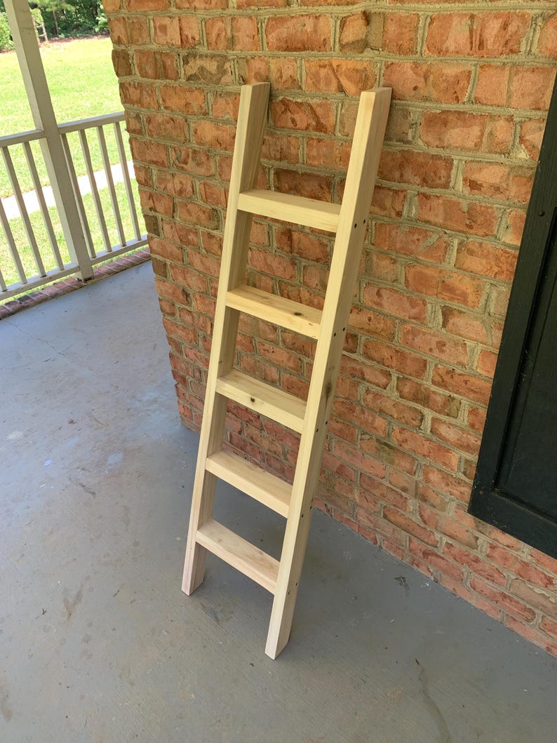 Angled Poplar Ladder - Etsy