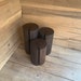Rich Walnut Stained Stump Trio Arrangement - Etsy