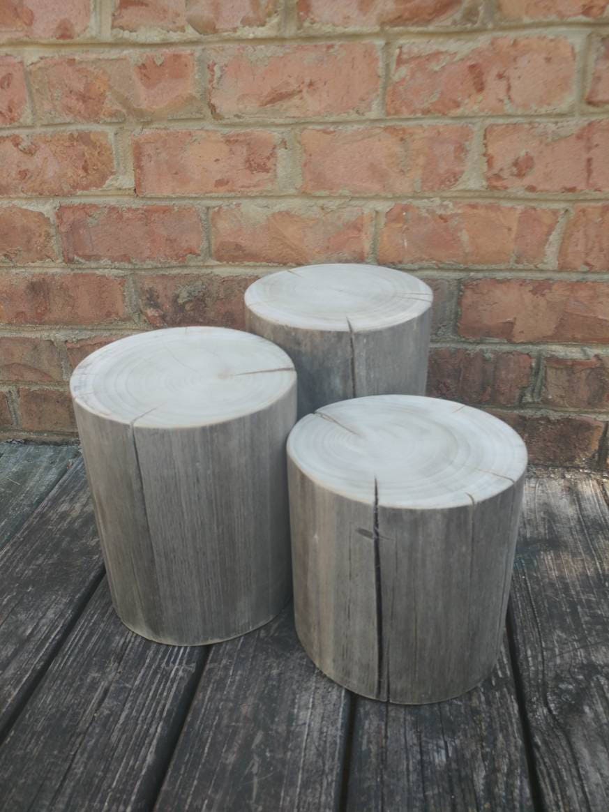 Gray Stump Trio Arrangement | Etsy