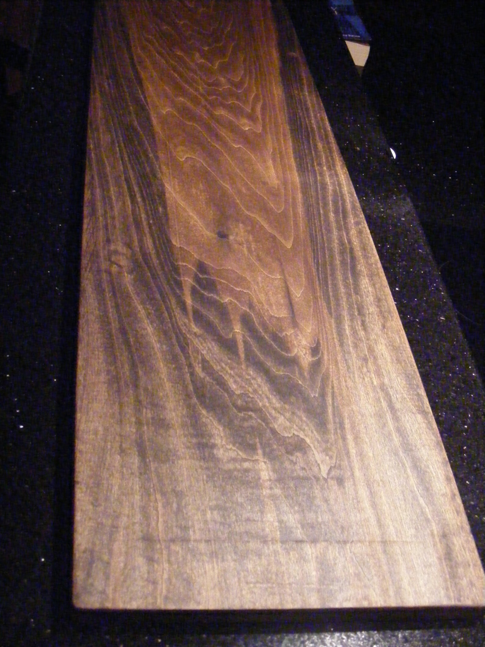 Poplar Furniture Board Finished in Honey Brown Stain Shelf | Etsy