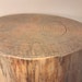 Rustic Spalted Pine Stump Stool Side Table Plant Stand Custom Heights ...