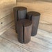 Rich Walnut Stained Stump Trio Arrangement - Etsy