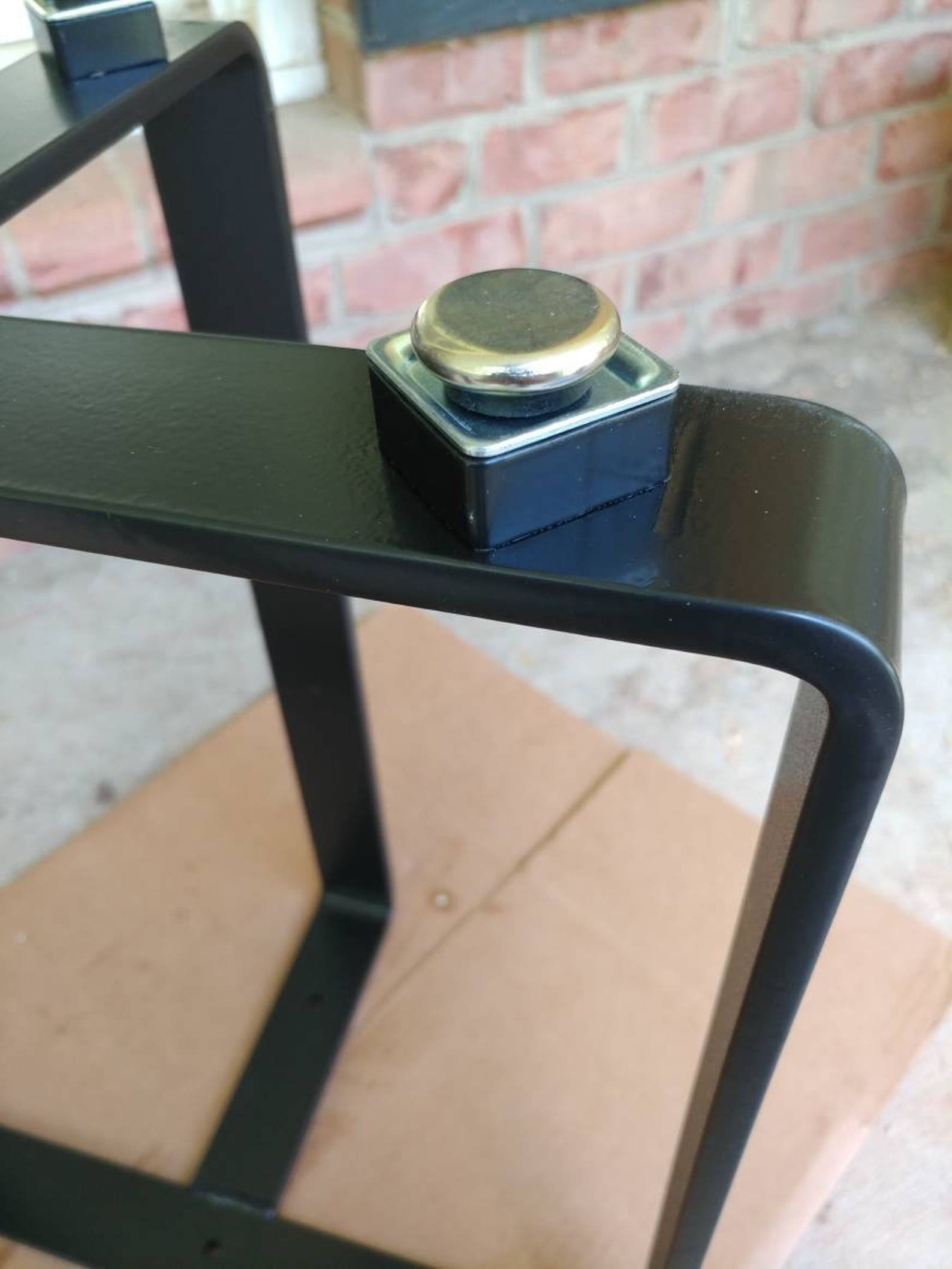 Metal Table Base - Powdercoated Black - Etsy