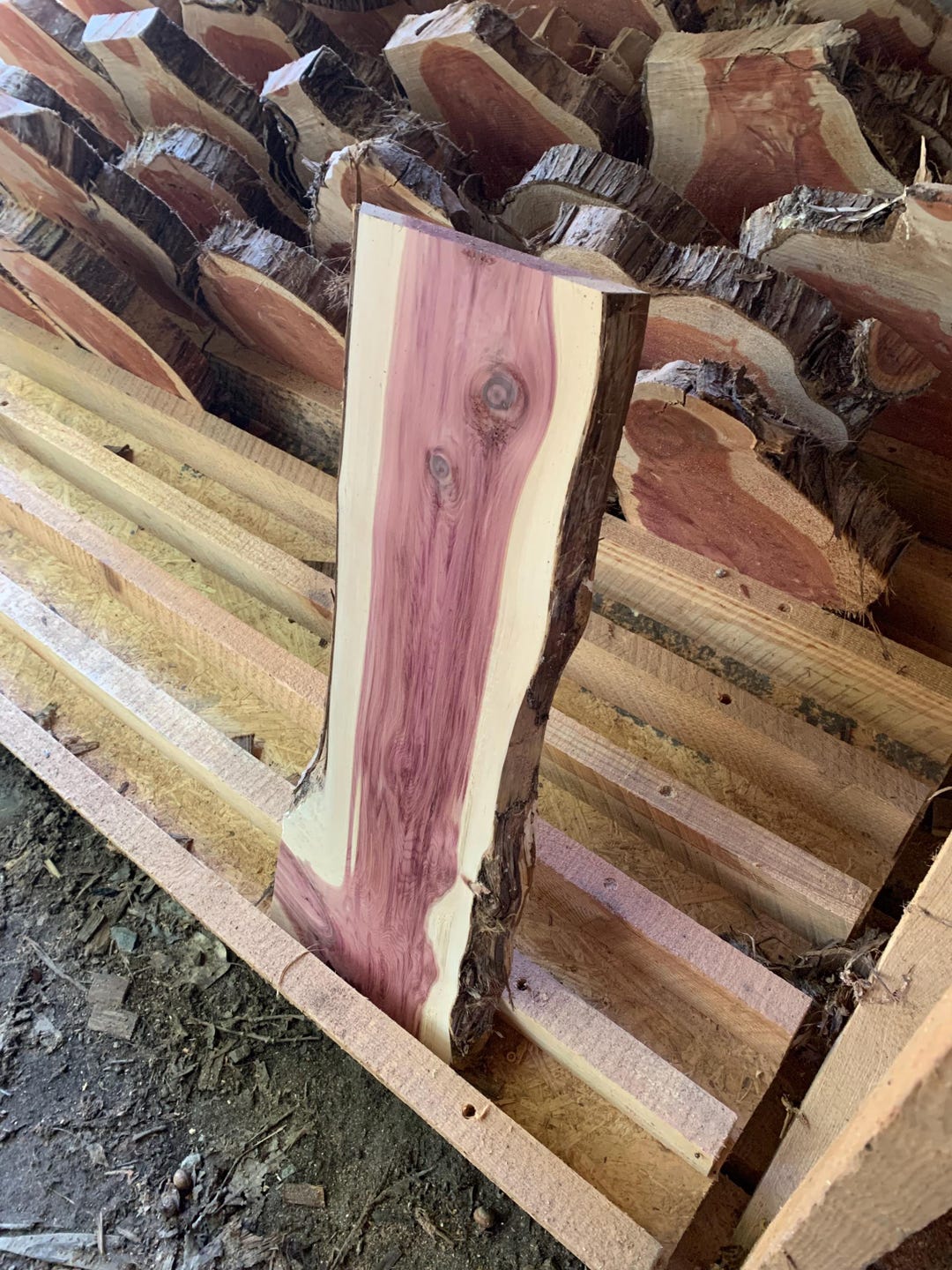 Planed Cedar Planks Live Edge - Etsy