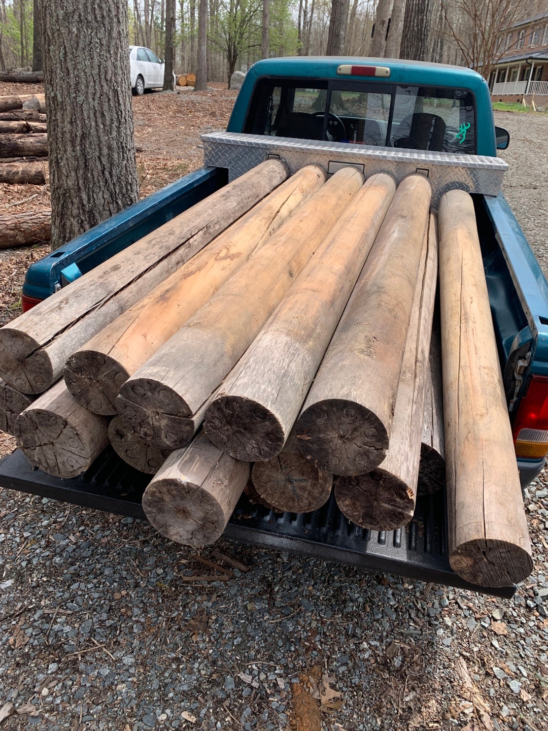 Rustic Reclaimed Log Cores - Craft Projects, Bed Rails, Table Legs, Log ...
