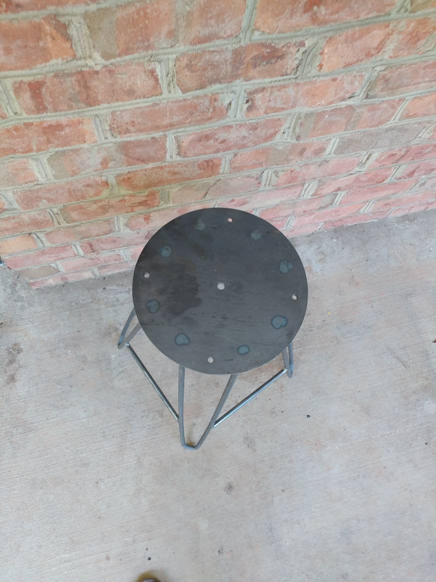 Raw Steel 4 Leg Hairpin Bar Stool Base - DIY - Custom Heights Available ...