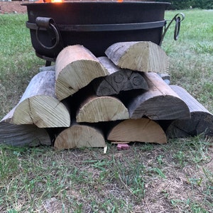 Poplar Firewood Halves - Etsy