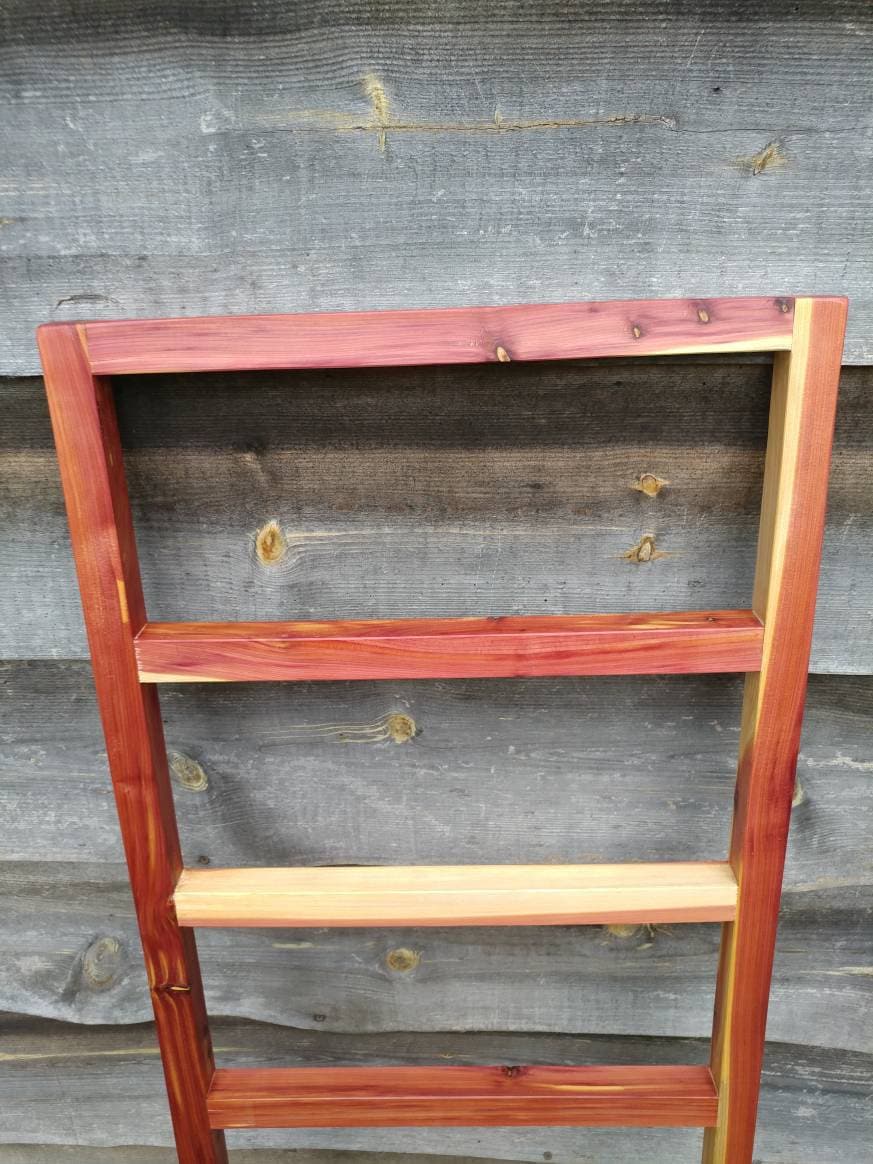 Wooden Cedar Ladder - Etsy