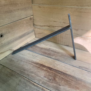 Angled Wall Mount Shelf Brackets - Custom Available - Etsy