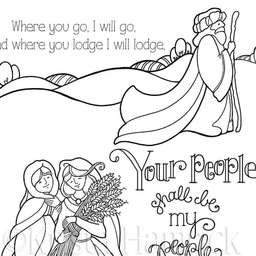 Ask Seek Knock Coloring Page in Two Sizes: 8.5X11 Bible - Etsy
