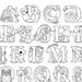 Animal Alphabet, A-Z Animal Coloring Pages, 27 Pages (Download Now) - Etsy