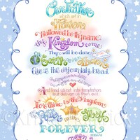 The Lord's Prayer, Jesus Teaches Us to Pray, Printable Bible Craft and ...